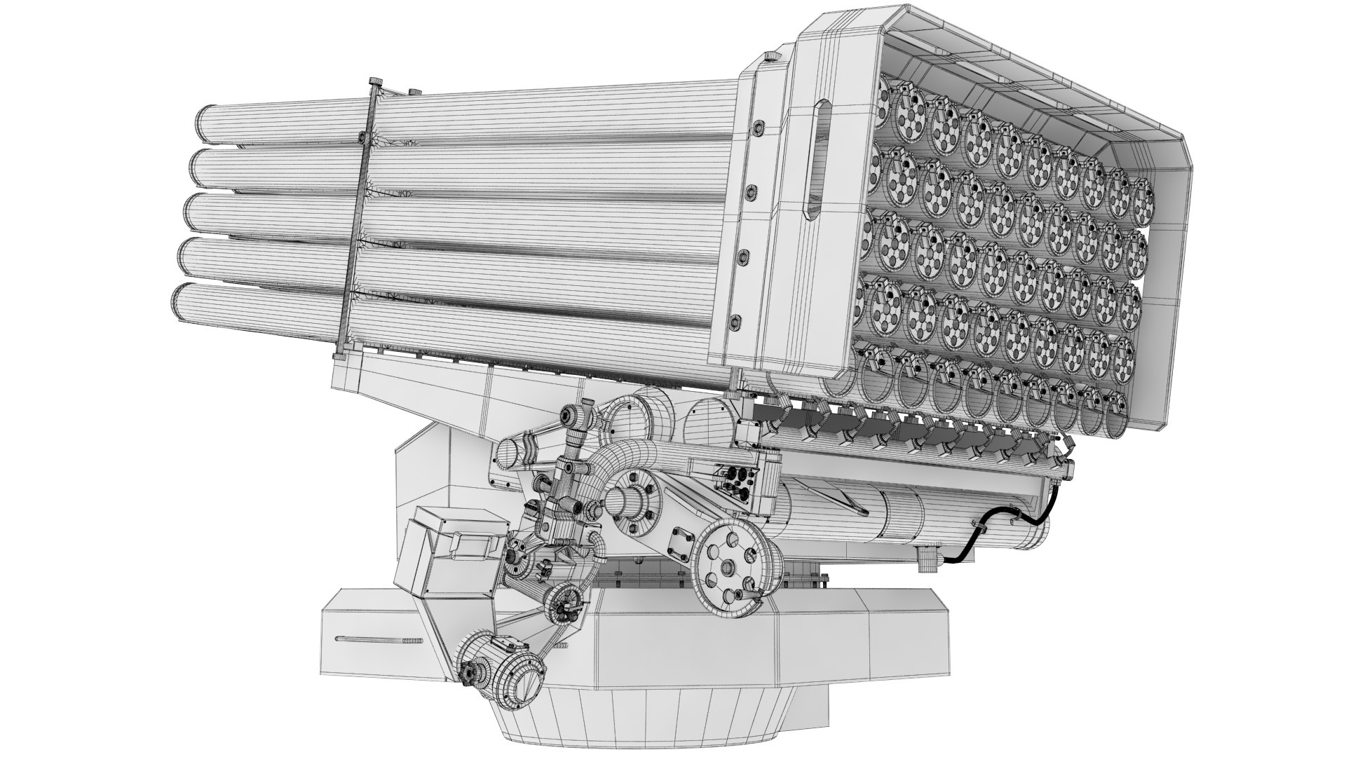 3D Multiple Rocket Launcher System - TurboSquid 2127484