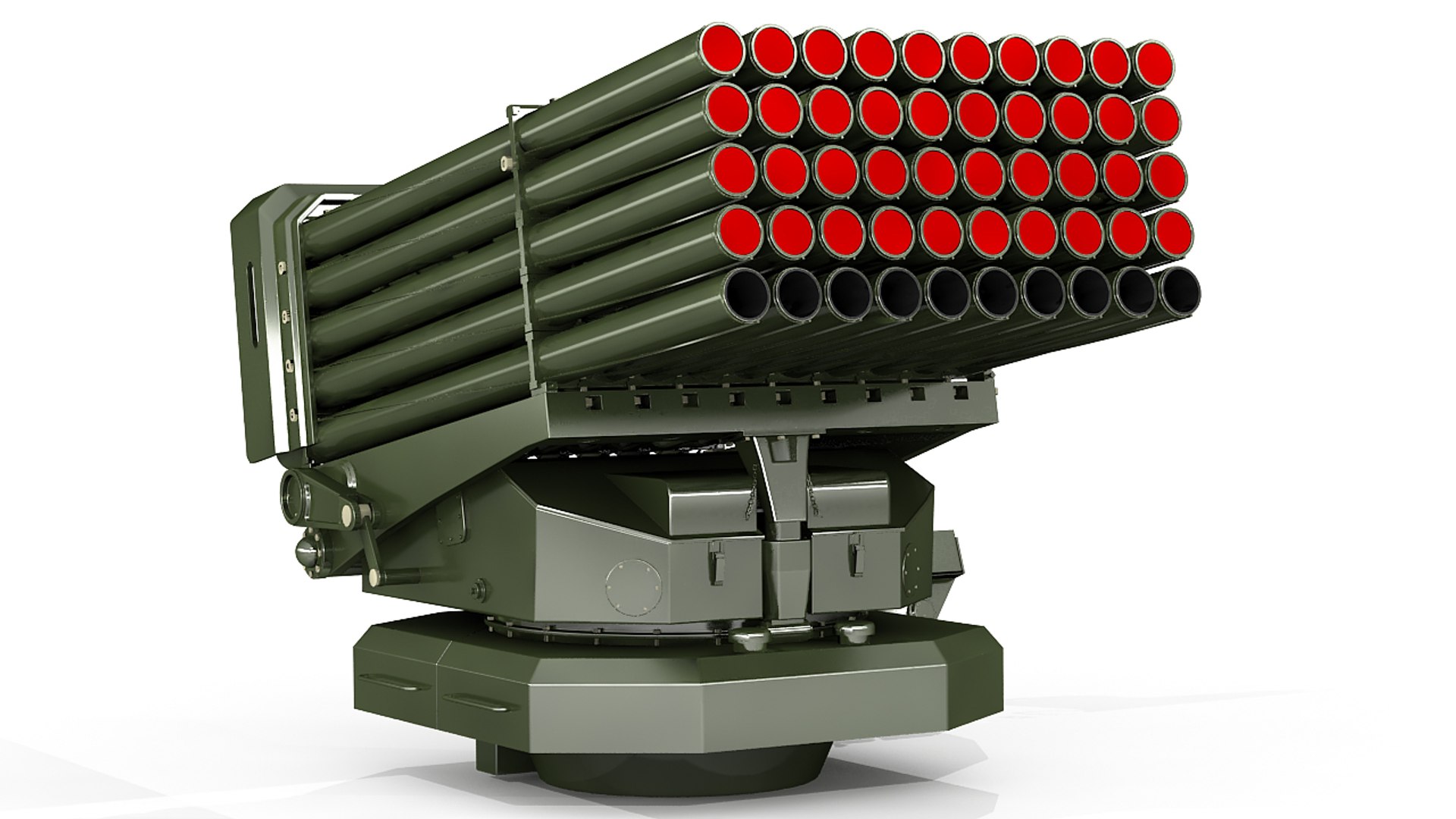 3D Multiple Rocket Launcher System - TurboSquid 2127484
