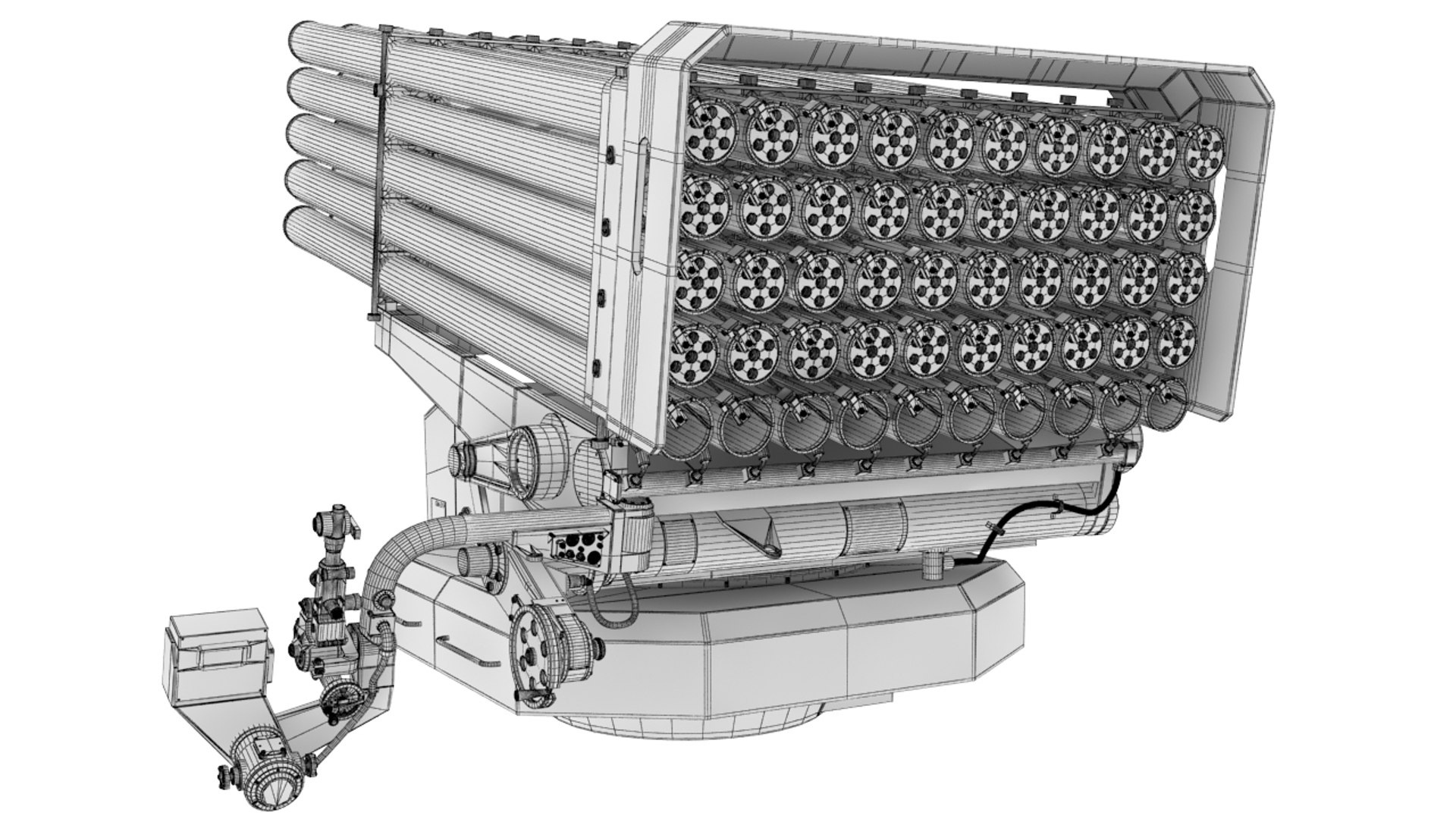 3D Multiple Rocket Launcher System - TurboSquid 2127484