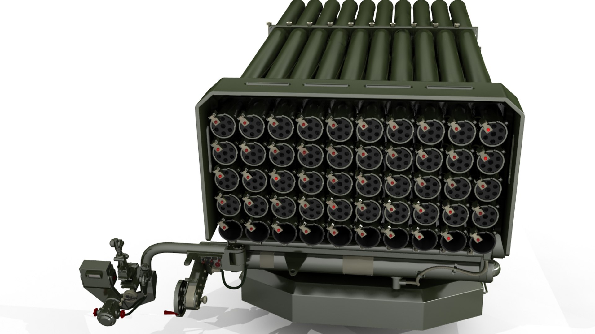 3D Multiple Rocket Launcher System - TurboSquid 2127484