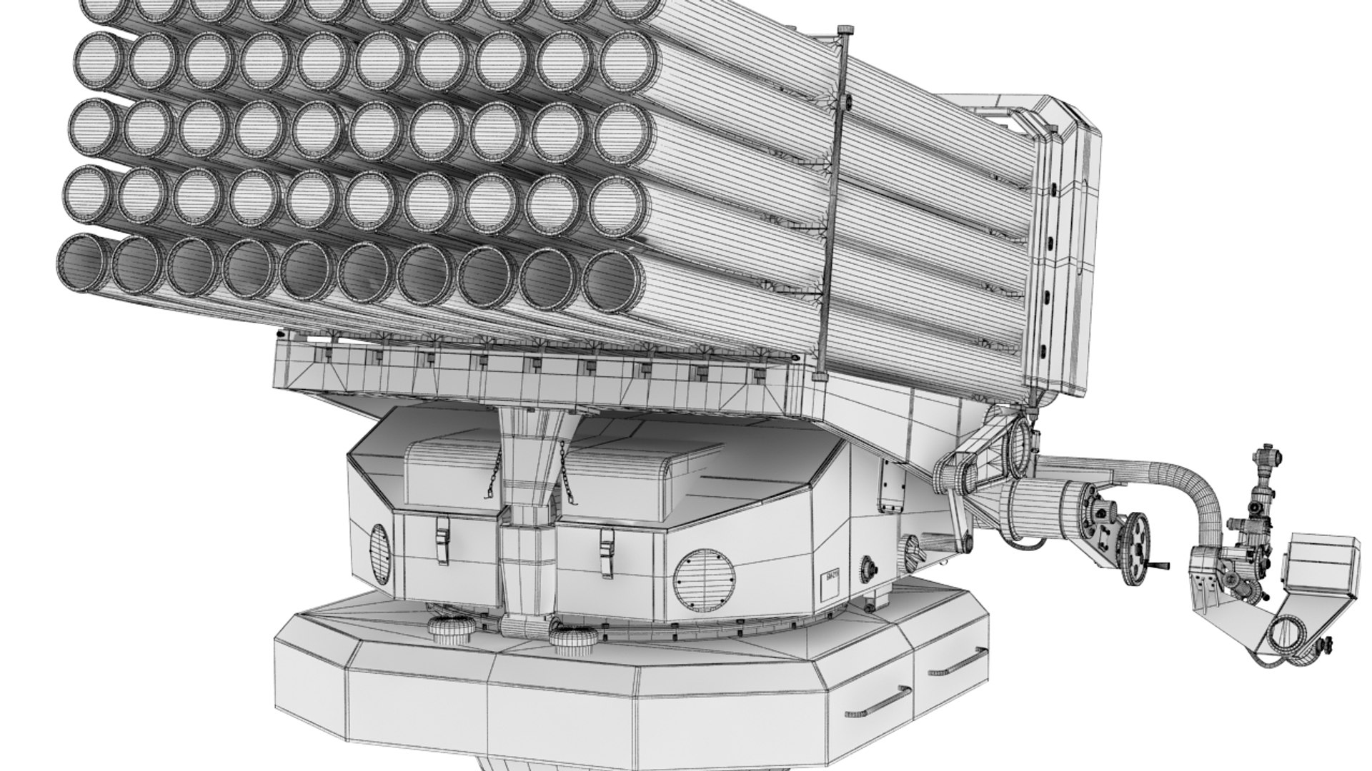 3D Multiple Rocket Launcher System - TurboSquid 2127484