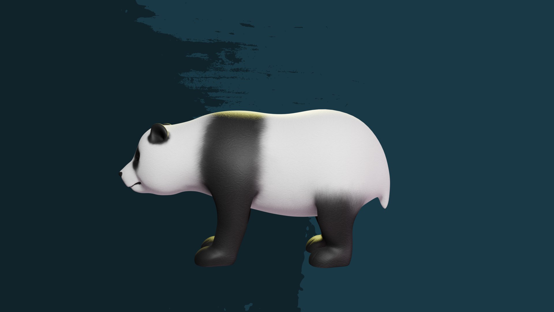 3D Panda 3D Cartoon Rigged Model - Blender Model - TurboSquid 2222471