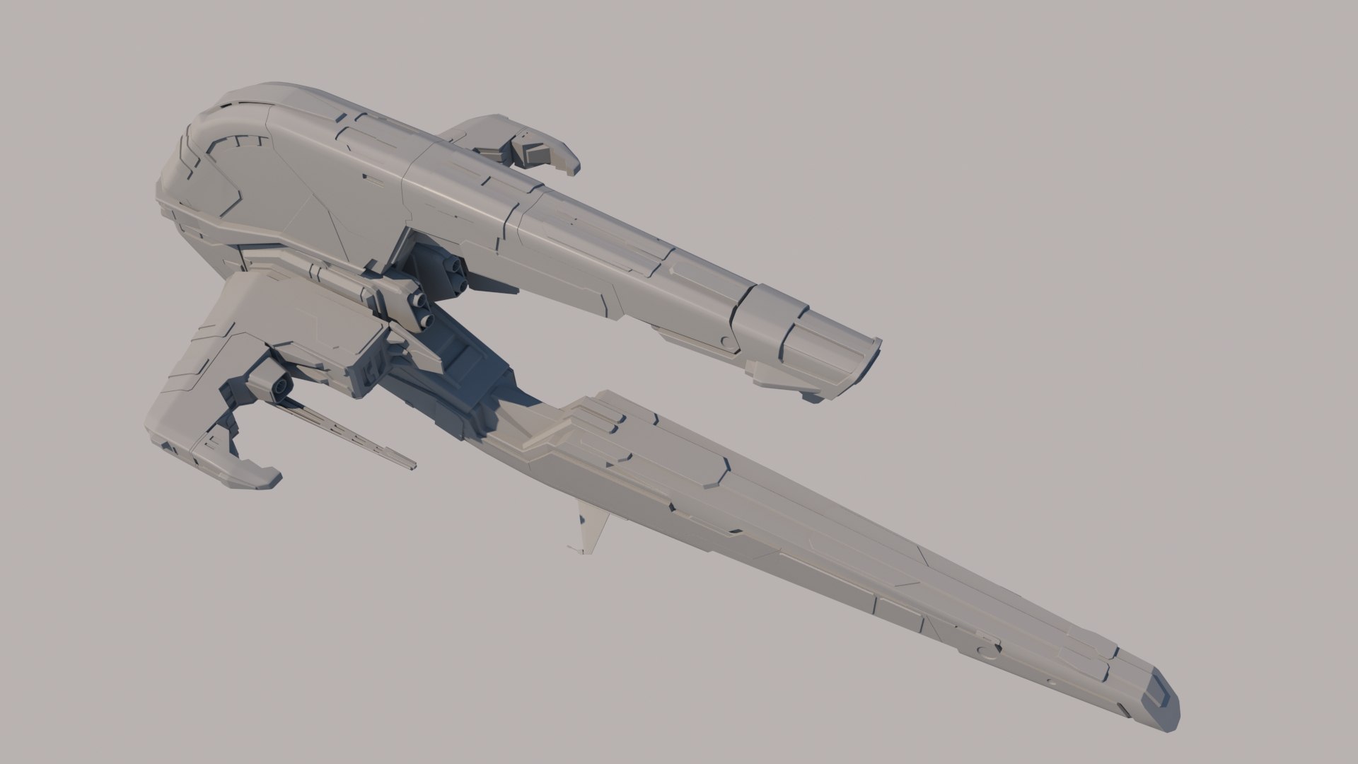 3D Sci Fi Spaceship Model - TurboSquid 1591594