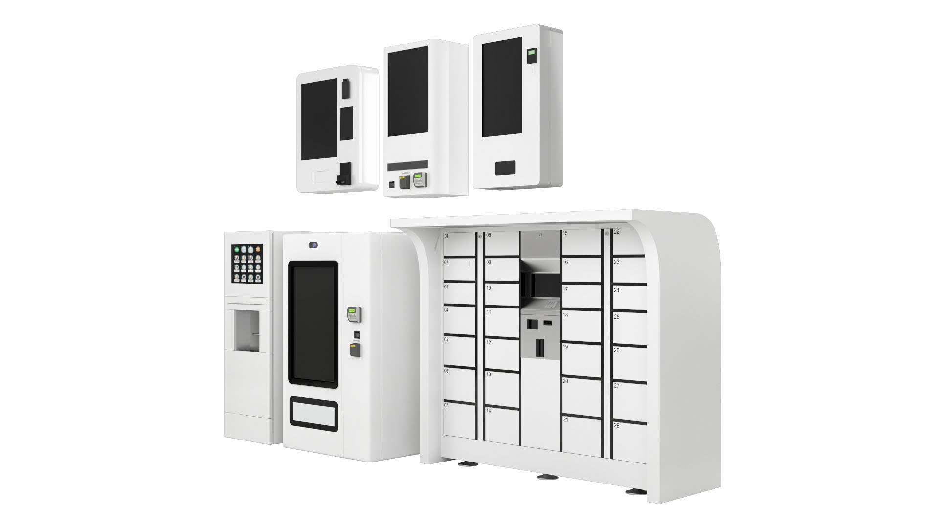 Vending Machines 6 In 1 3D Model - TurboSquid 2040568