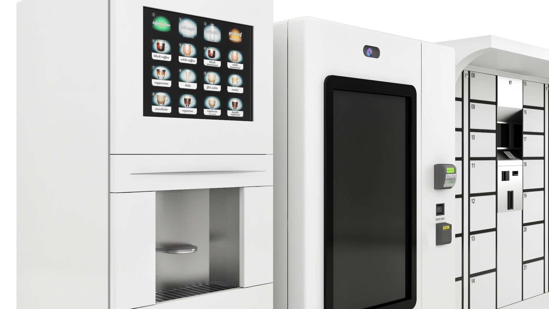 Vending machines 6 in 1 3D model - TurboSquid 2040568