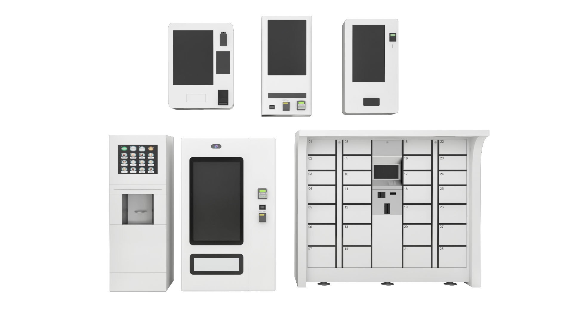 Vending machines 6 in 1 3D model - TurboSquid 2040568