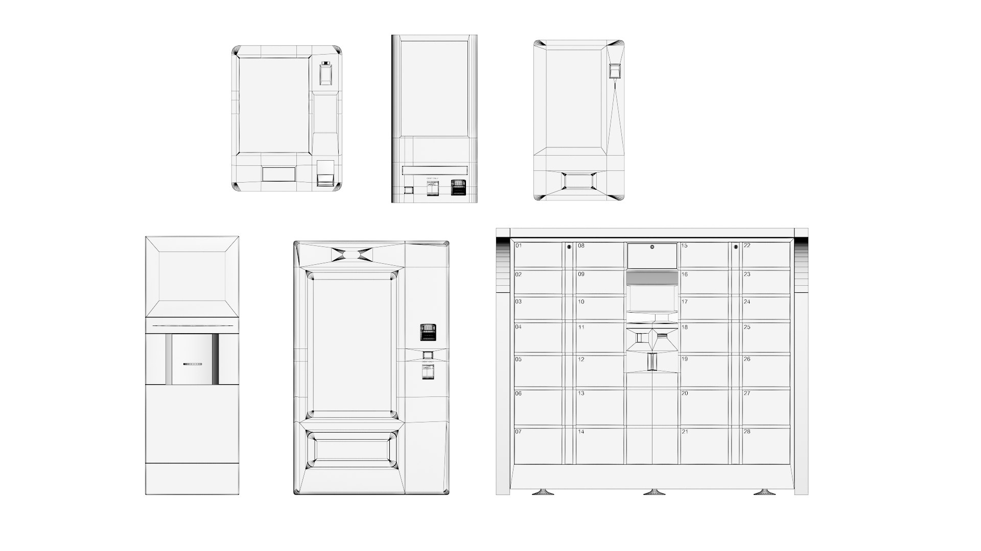 Vending Machines 6 In 1 3D Model - TurboSquid 2040568