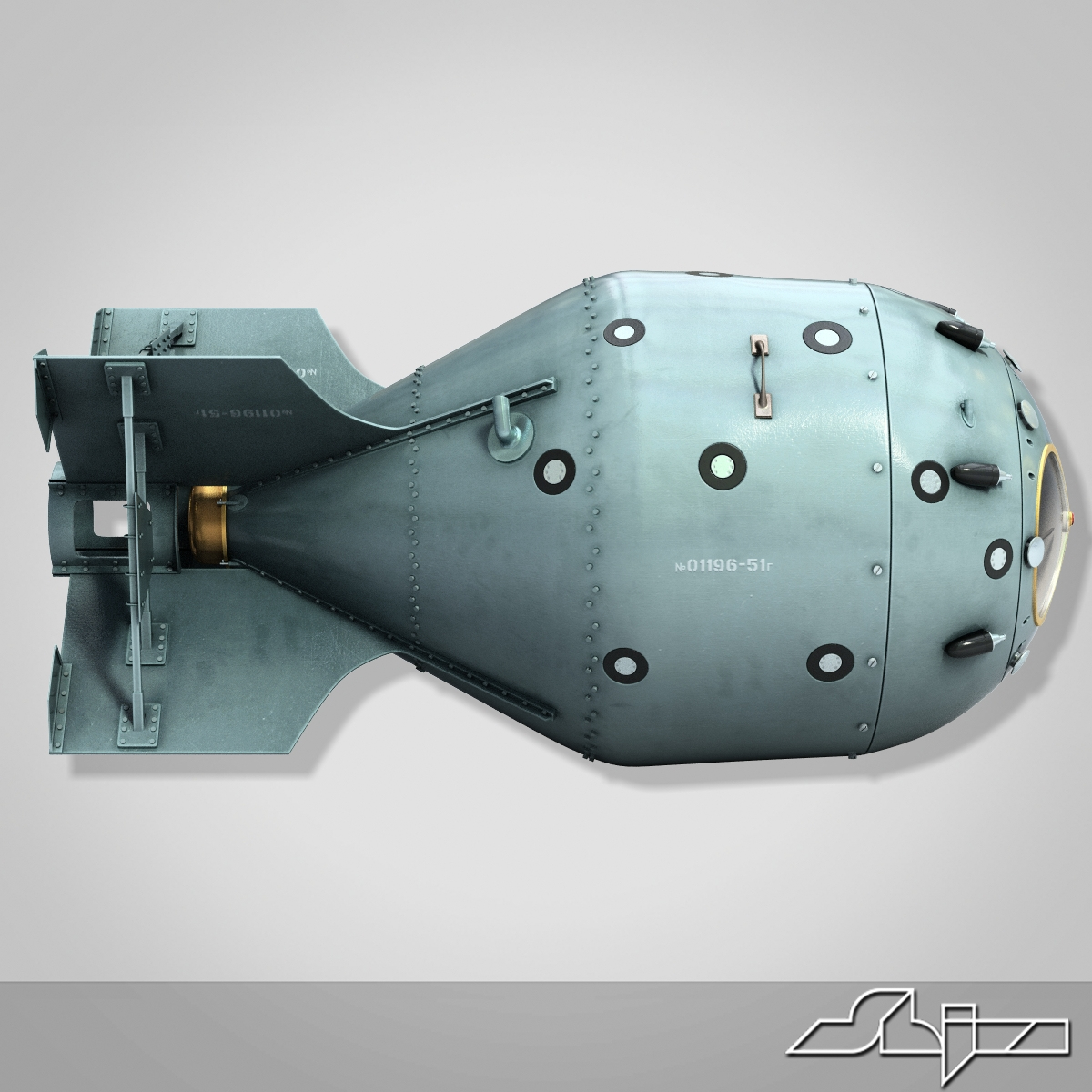 rds-1 nuclear bombs 3d 3ds