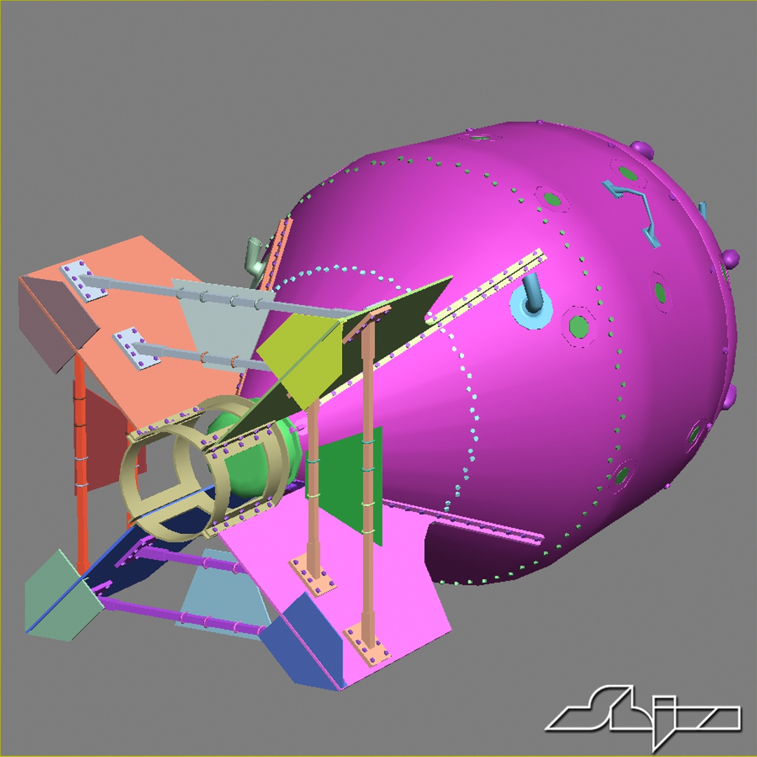 rds-1 nuclear bombs 3d 3ds