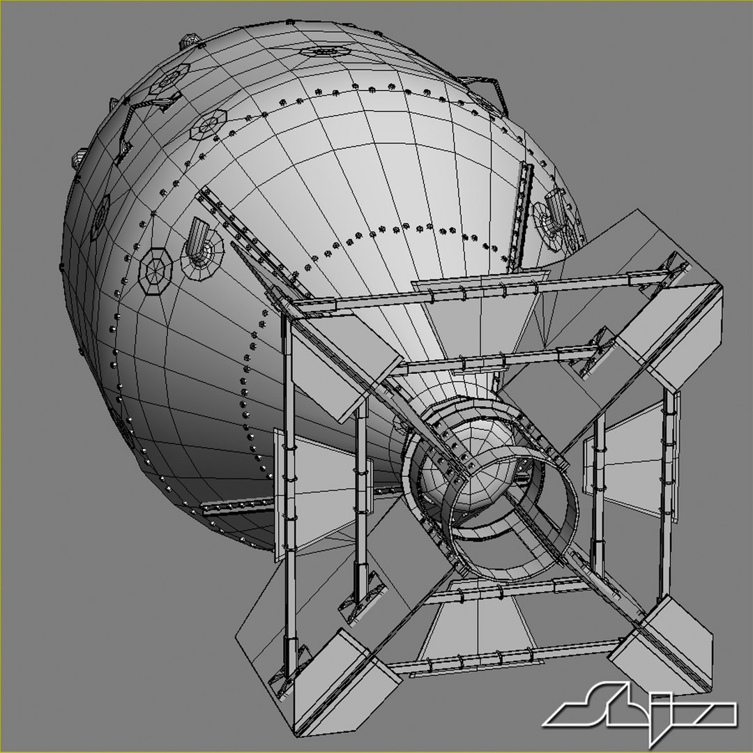 Rds-1 Nuclear Bombs 3d 3ds