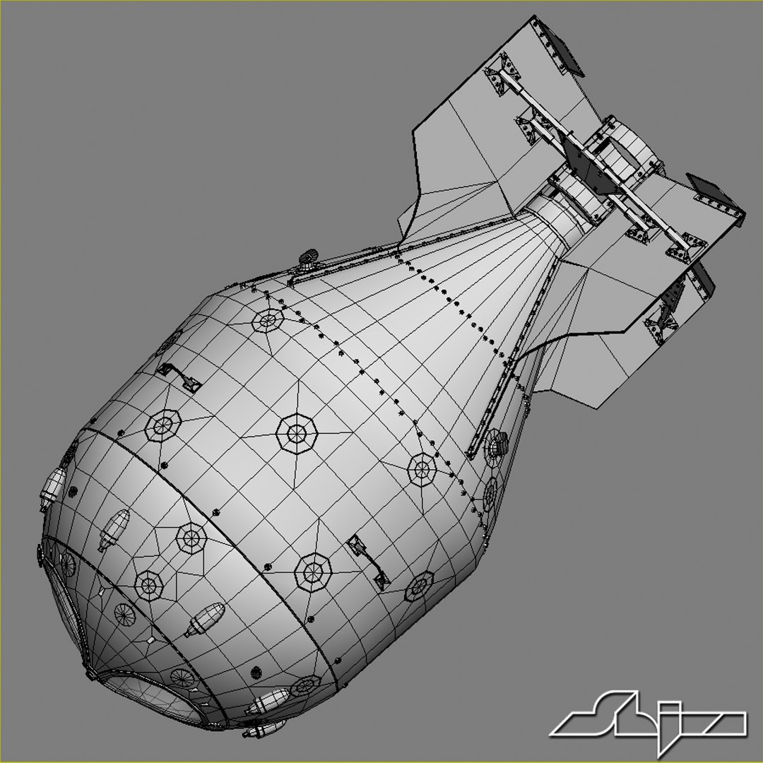 Rds-1 Nuclear Bombs 3d 3ds