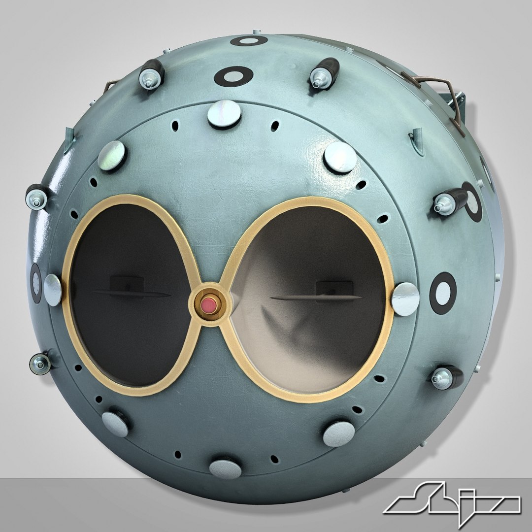 Rds-1 Nuclear Bombs 3d 3ds