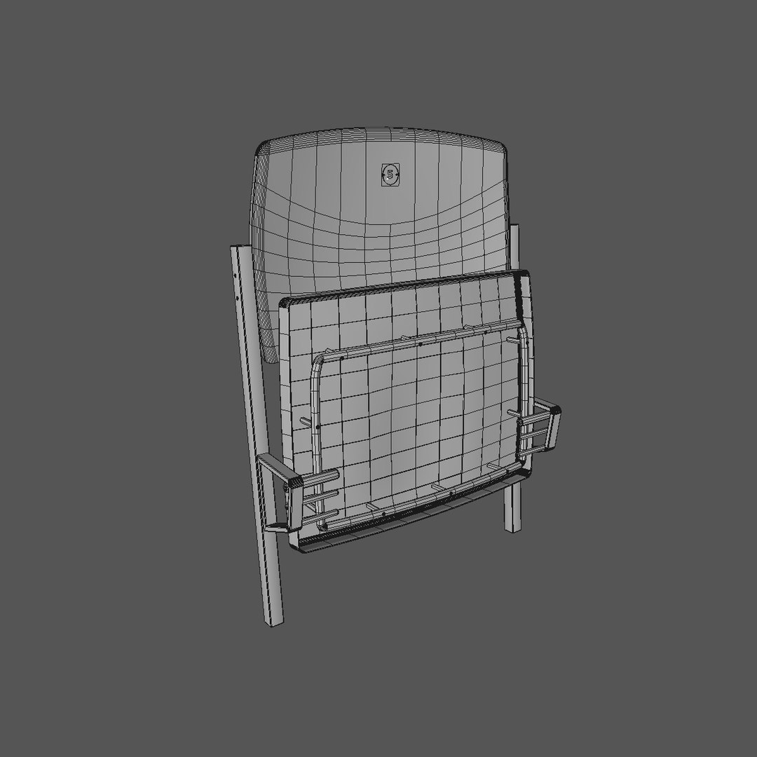 Stadium Seat 3d Model