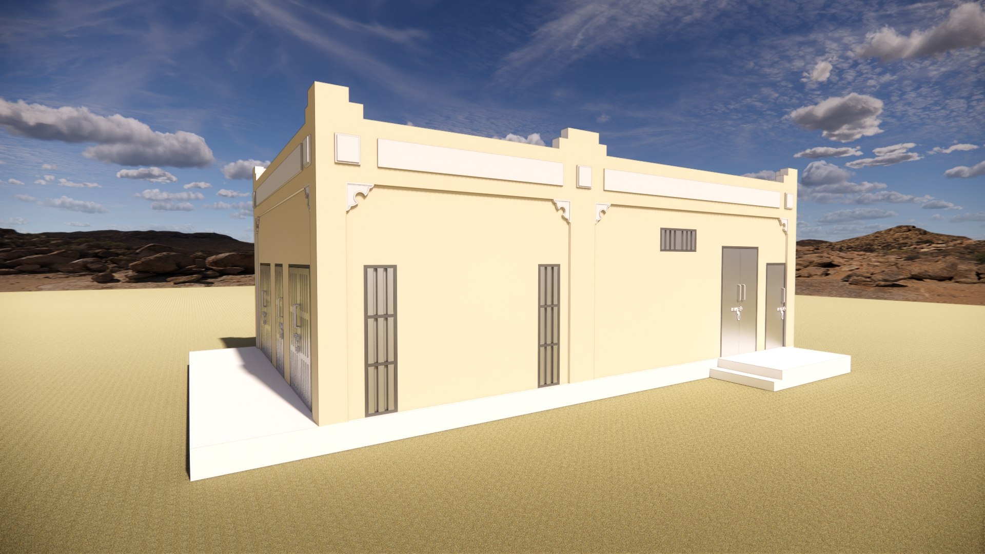 3D Electrical Substation Building In Revit - TurboSquid 2188961