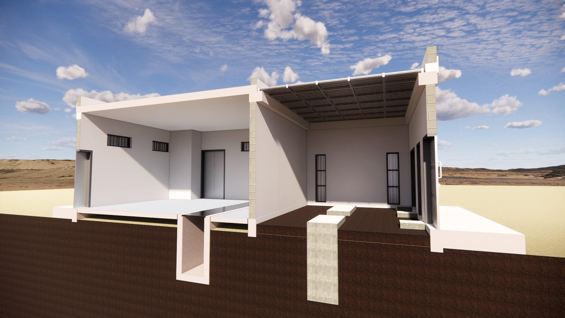 3D Electrical Substation Building In Revit - TurboSquid 2188961