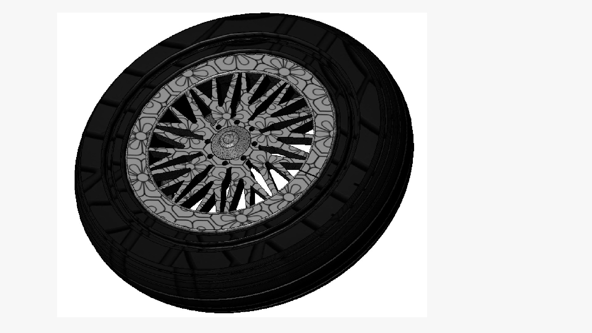 3D Vehicle Mechanical Parts Loose Wheel Model Model - TurboSquid 2140108