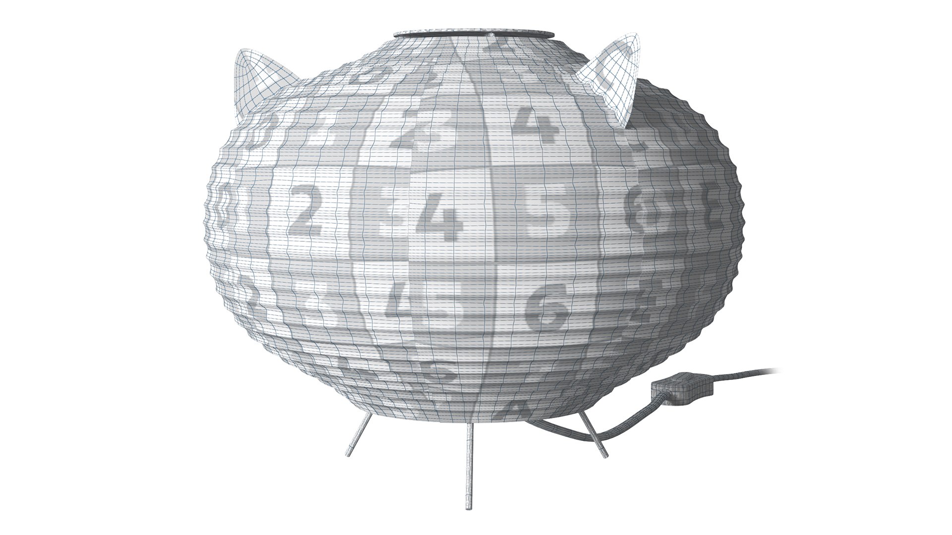 HM Home Fox Paper Table Lamp 3D Model - TurboSquid 2195331