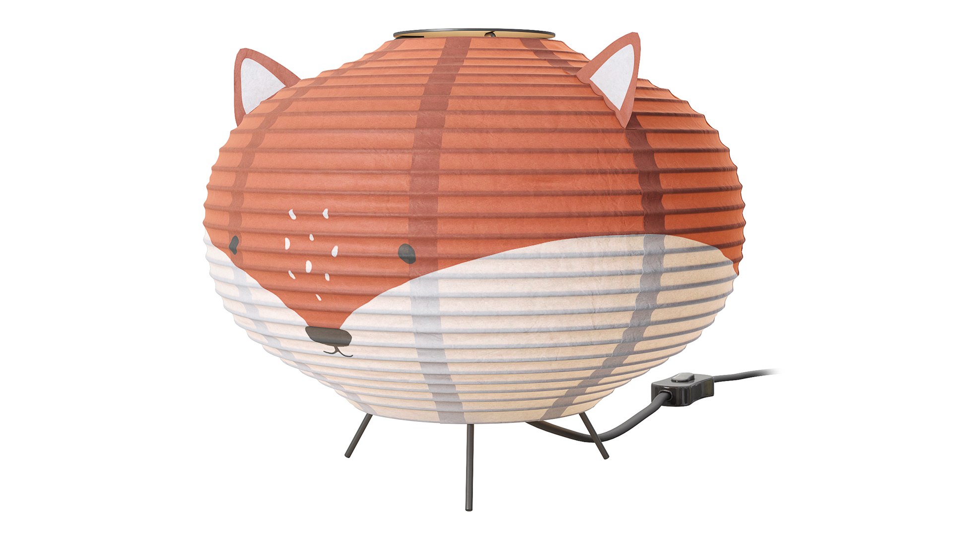 HM Home Fox Paper Table Lamp 3D Model - TurboSquid 2195331