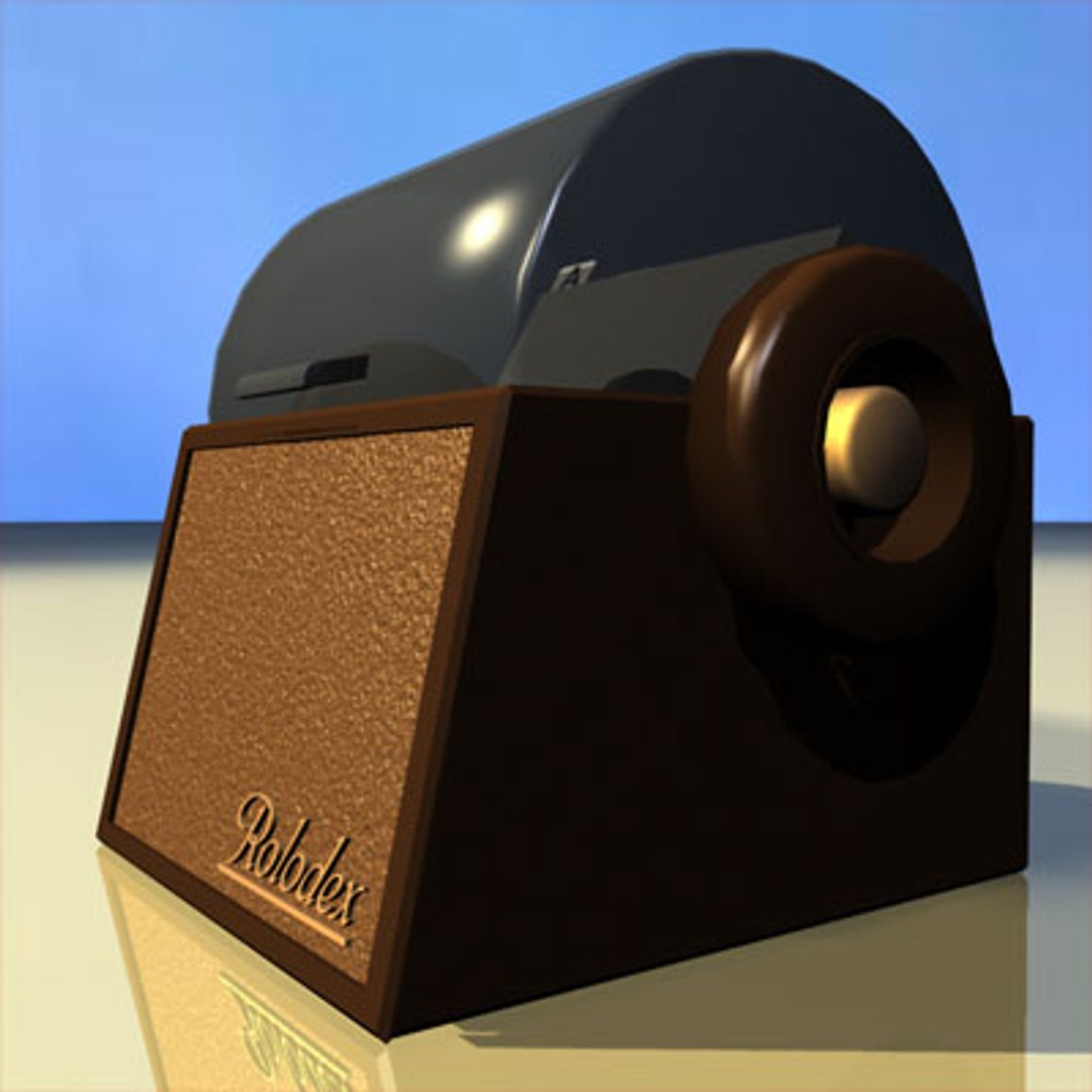 3d rolodex card file 01 model