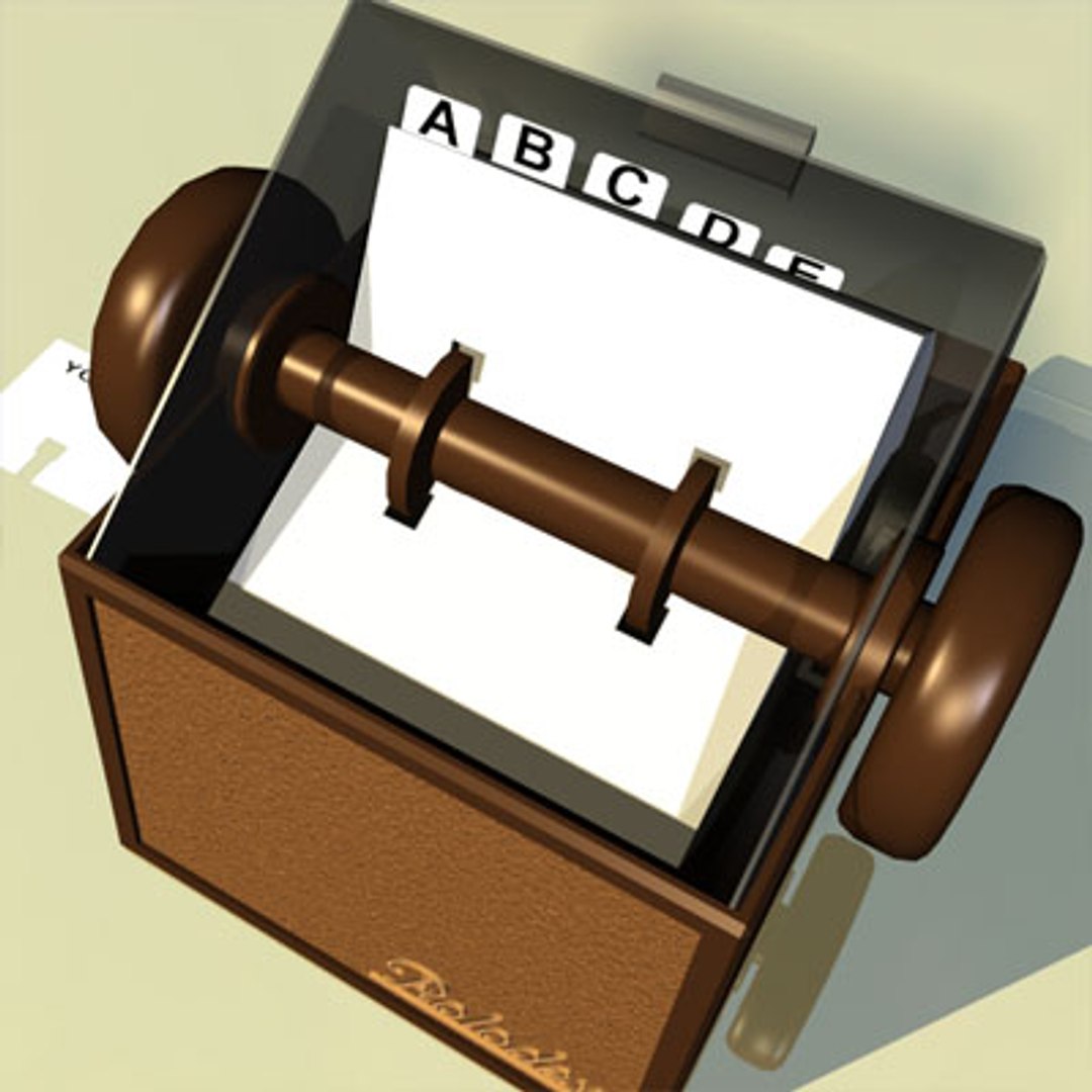 3d rolodex card file 01 model