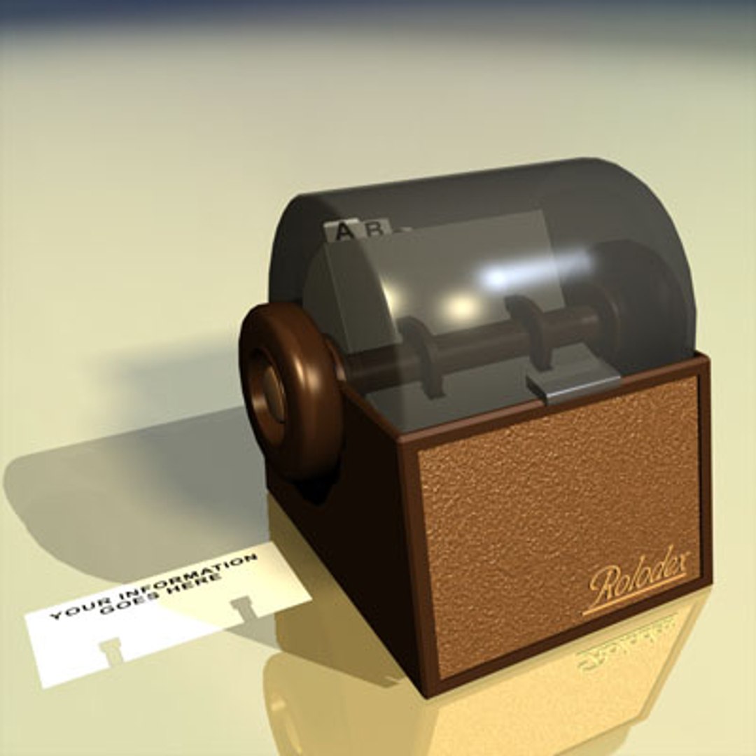 3d rolodex card file 01 model