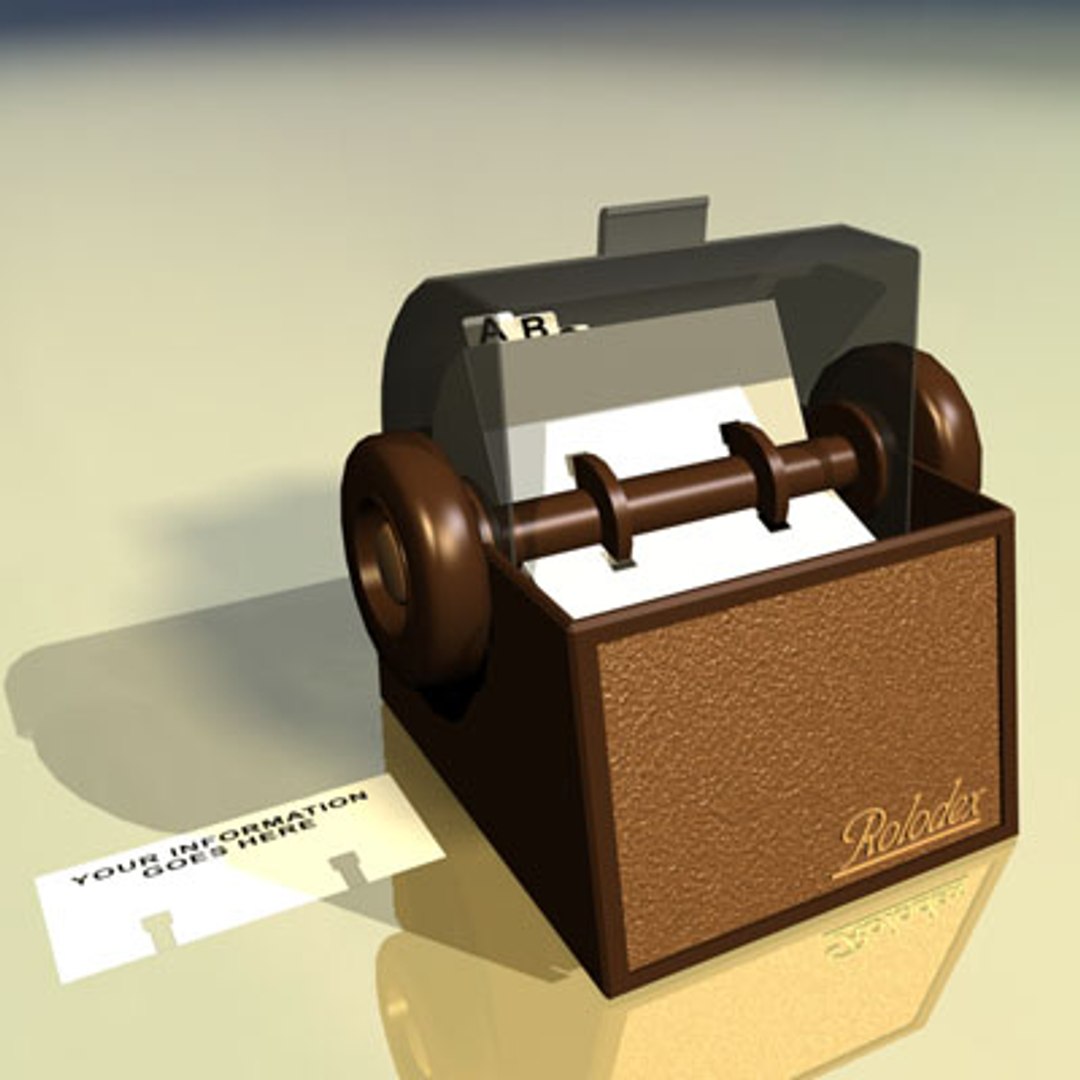 3d rolodex card file 01 model