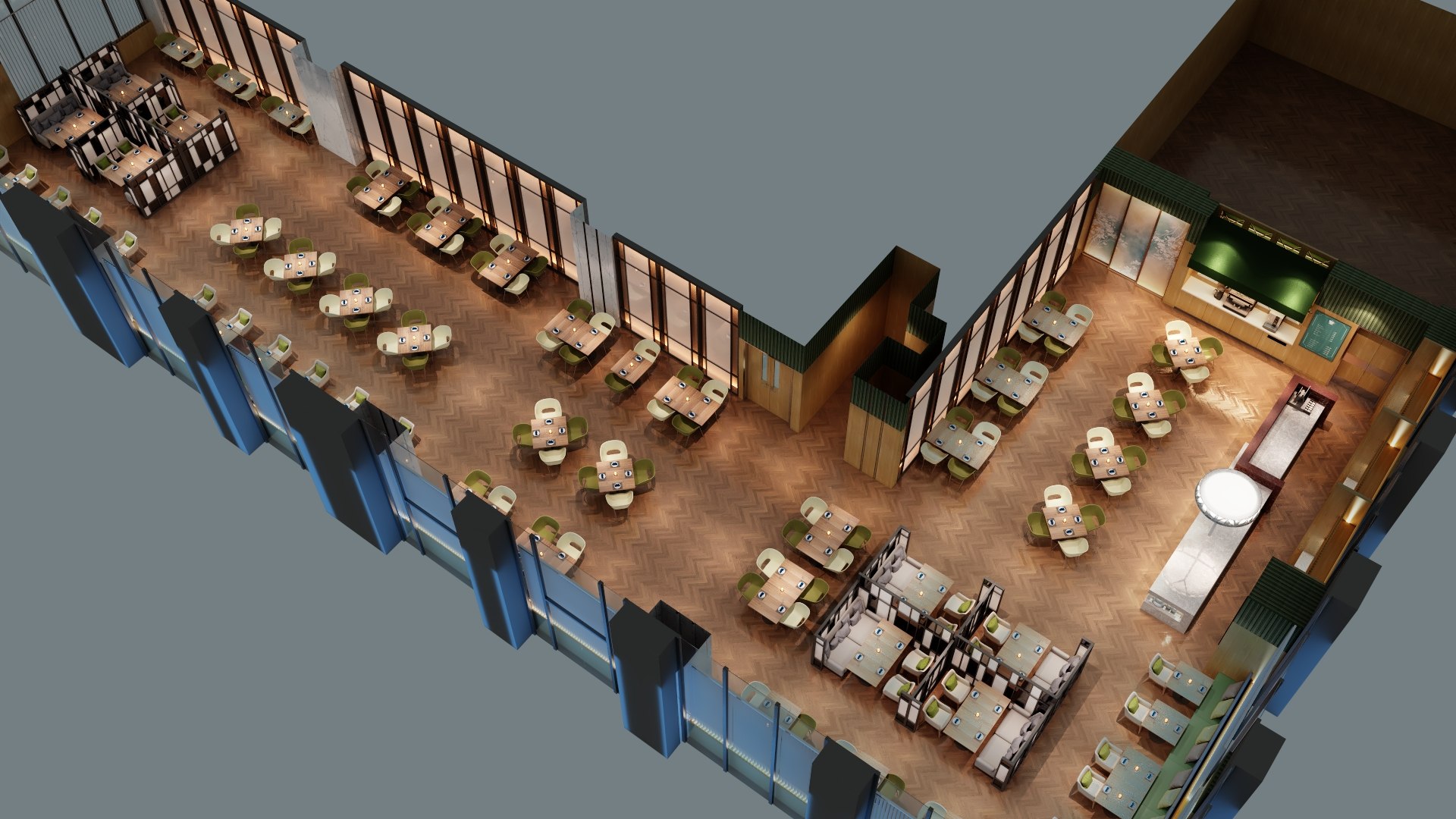 Restaurant 3D Model - TurboSquid 2087326