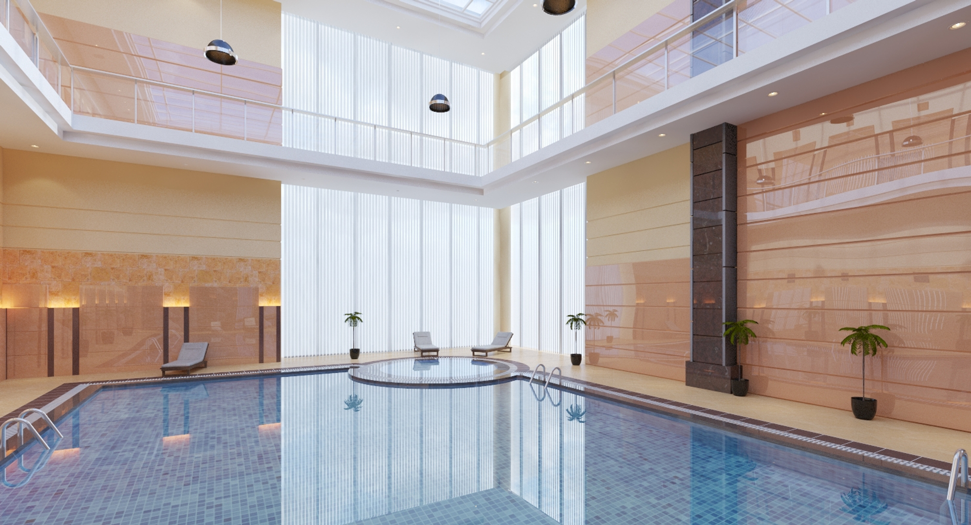 3D Real Indoor Pool Model - TurboSquid 1286185