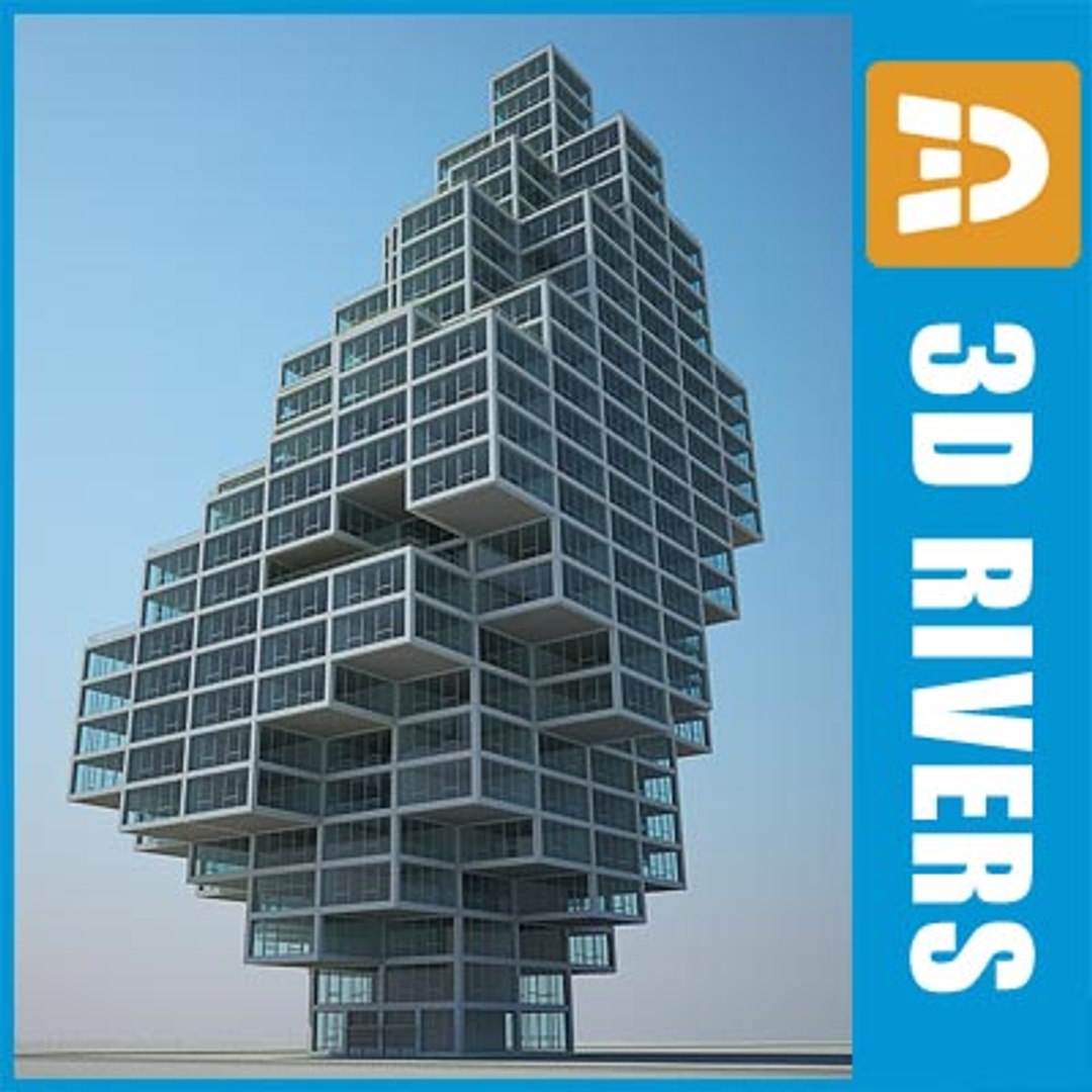 3d Model Rodovre Skyscraper Tall