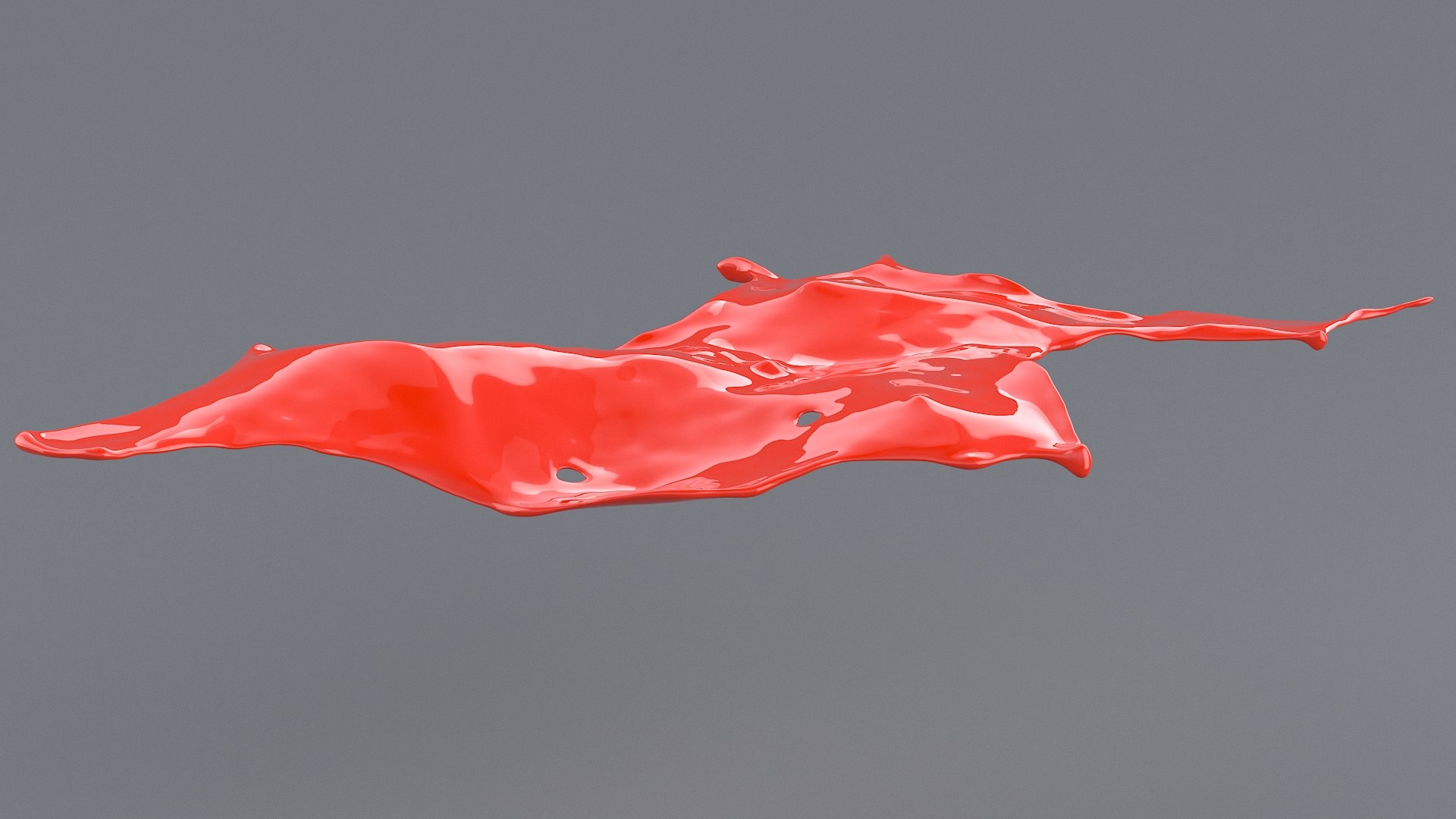 Splash Flat 01 3D model - TurboSquid 1718081