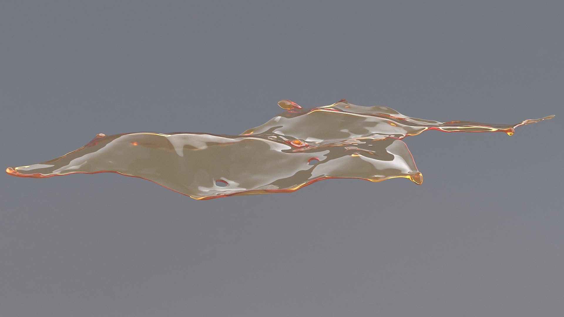 Splash Flat 01 3D model - TurboSquid 1718081