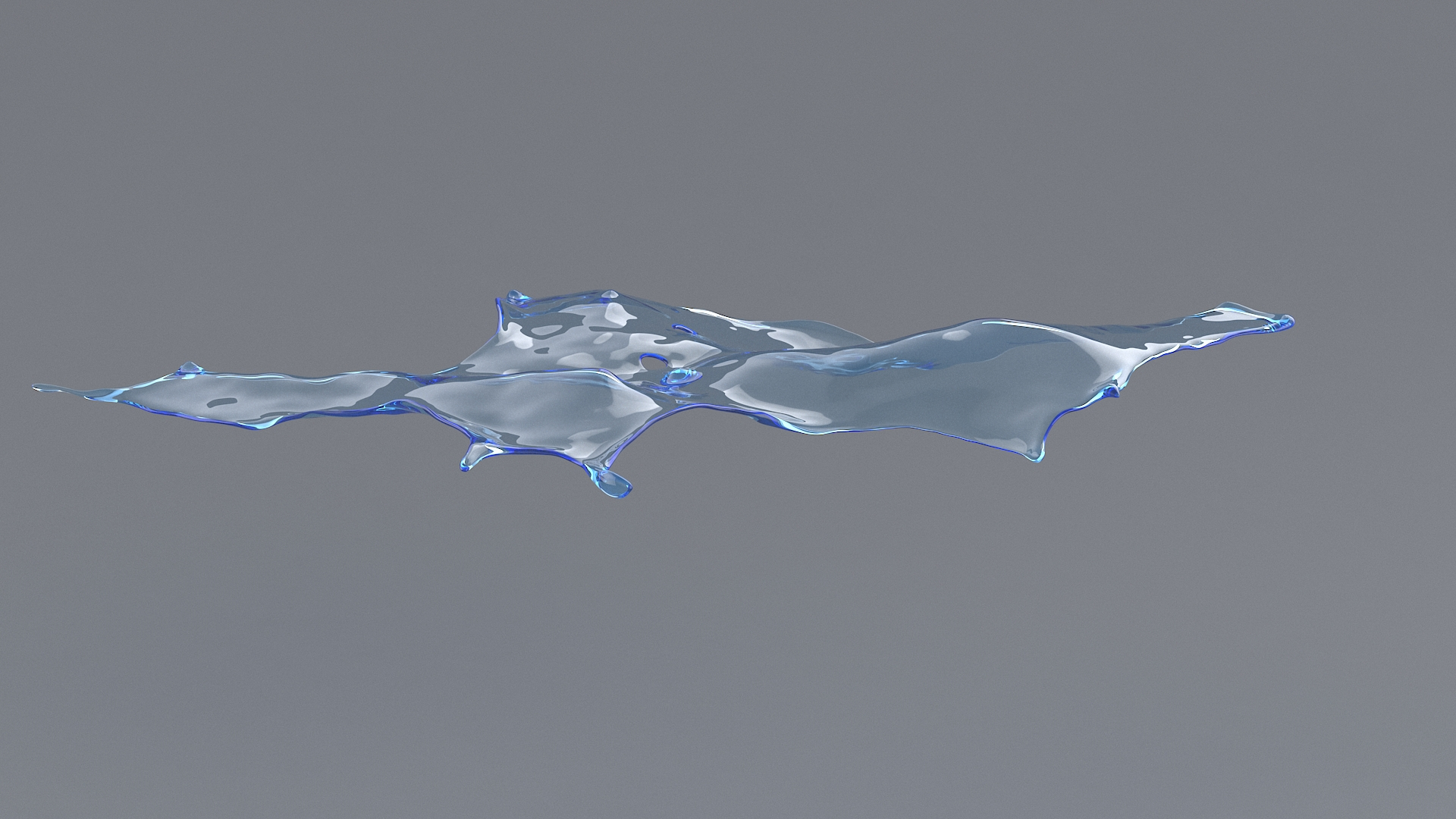 Splash Flat 01 3D model - TurboSquid 1718081