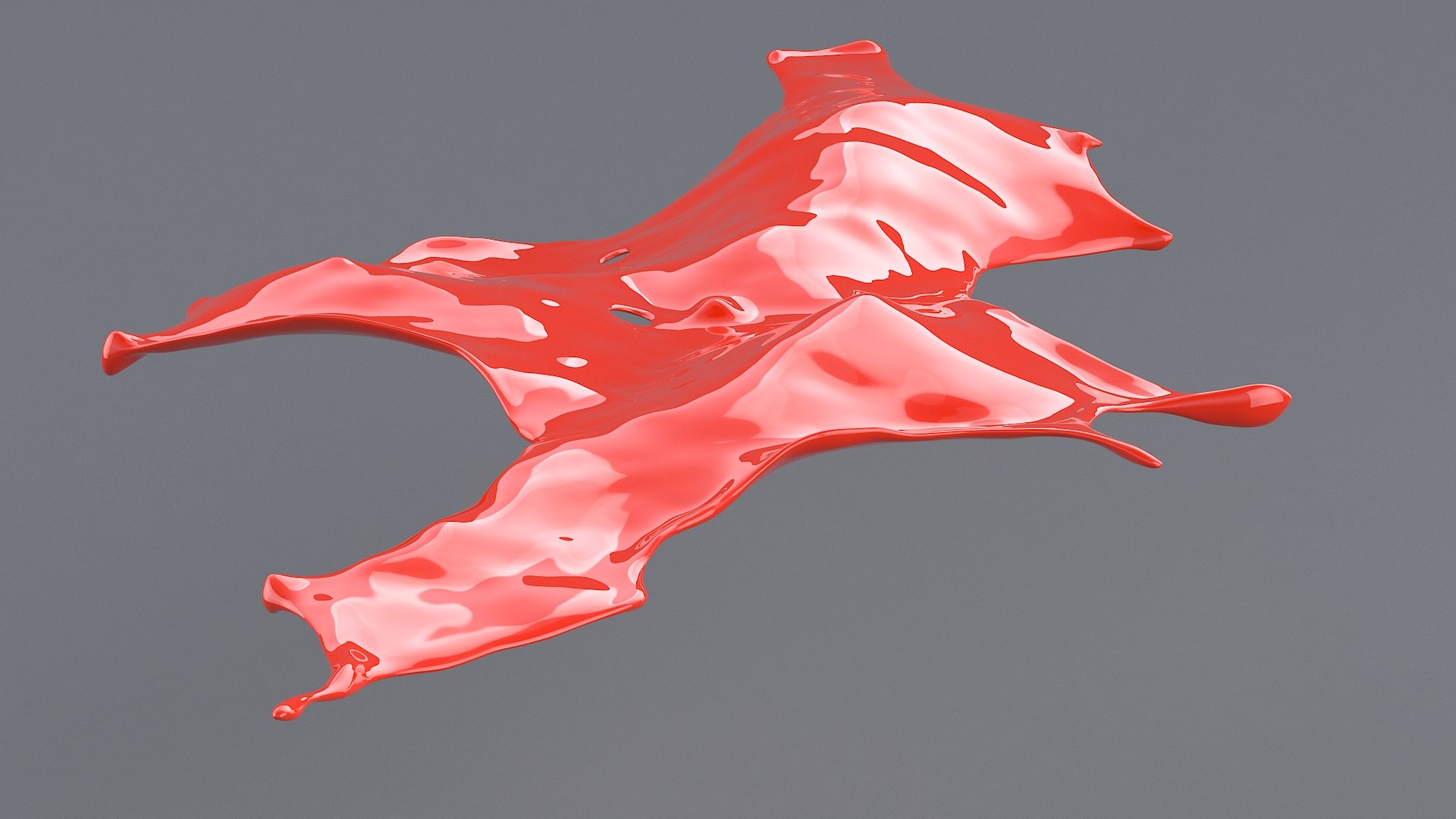 Splash Flat 01 3D model - TurboSquid 1718081