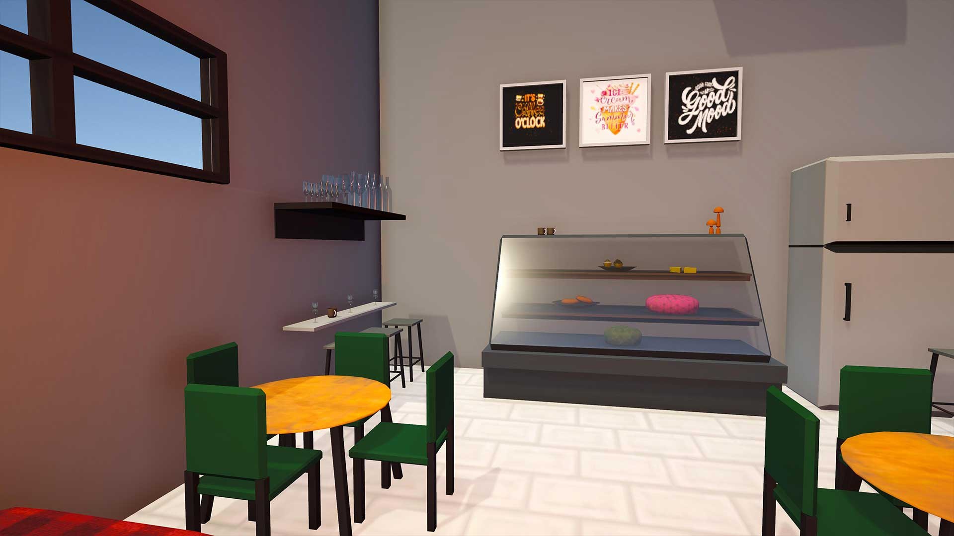 3D Cafe Interior Pack - Cartoonish Cafe model - TurboSquid 2136722