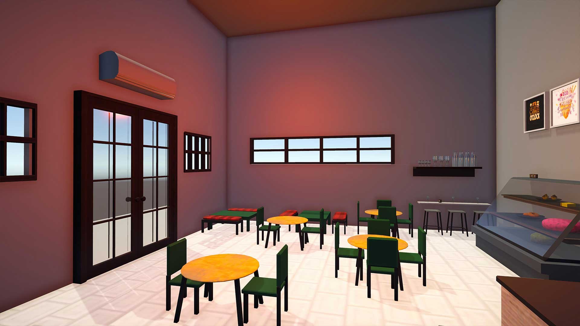 3D Cafe Interior Pack - Cartoonish Cafe 3D Model model - TurboSquid 2136722