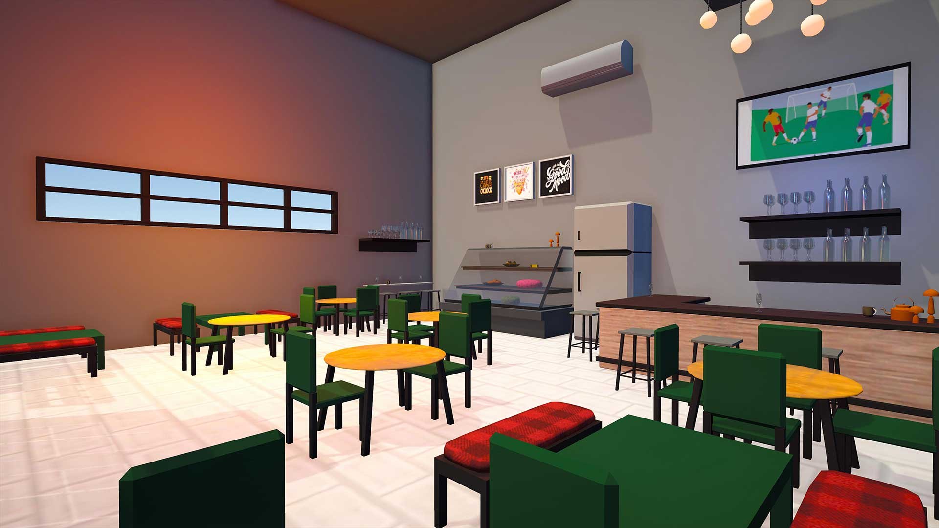 3D Cafe Interior Pack - Cartoonish Cafe 3D Model model - TurboSquid 2136722