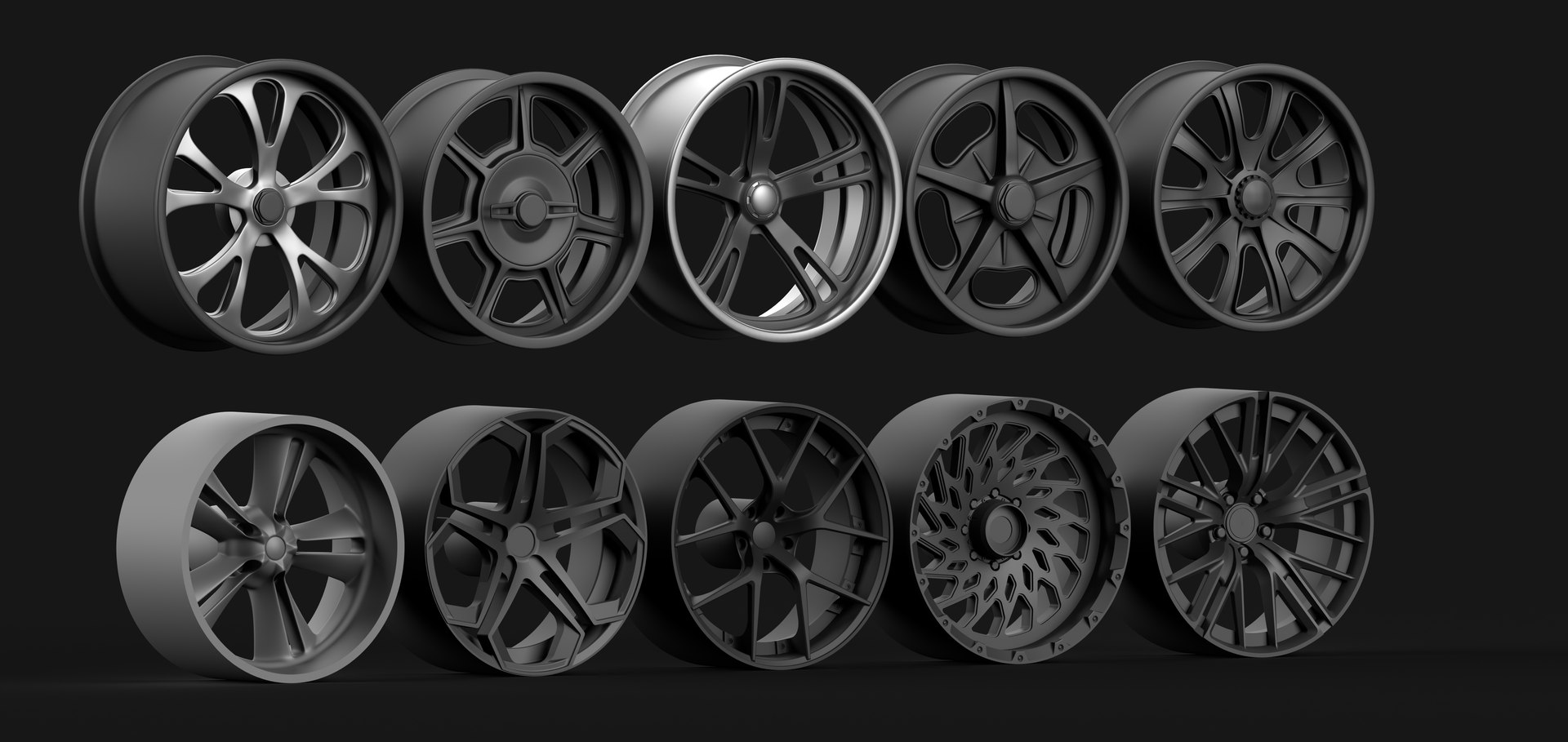 3D model Car Wheels and Rims - TurboSquid 2046823