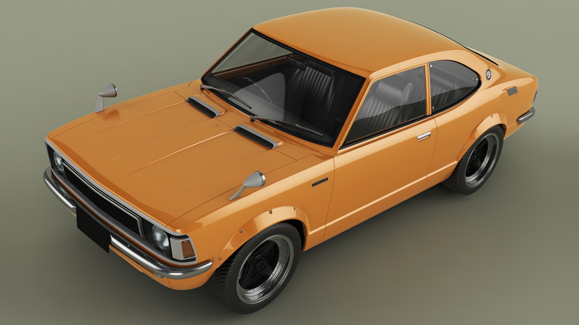 Toyota Corolla Coupe TE27 Model - TurboSquid 2191679