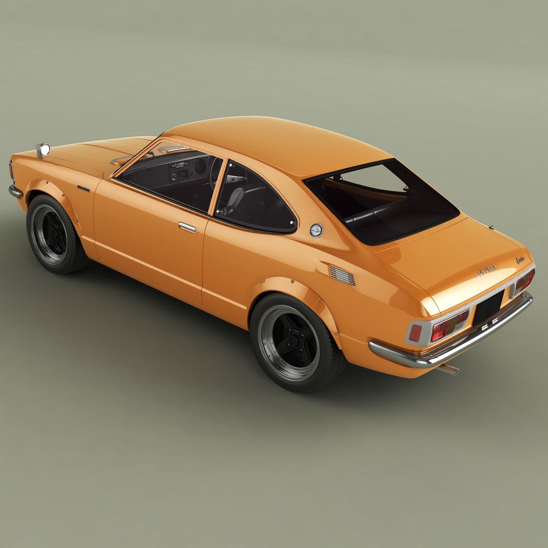 Toyota Corolla Coupe TE27 Model - TurboSquid 2191679