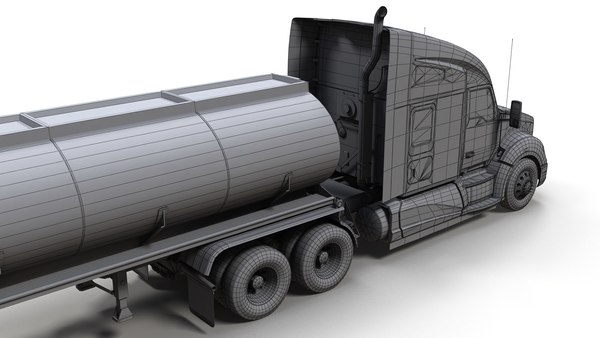 Kenworth T680 유조선 세미트럭 3D 모델 - TurboSquid 2005252