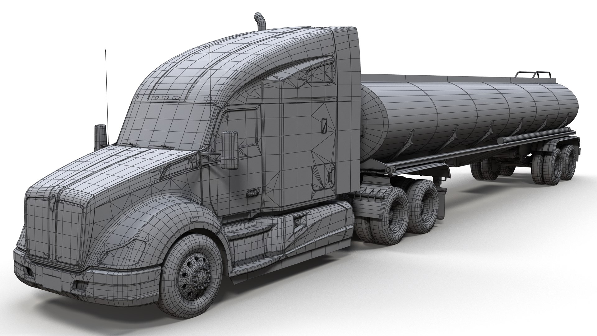 Kenworth T680 tanker semitruck 3D model - TurboSquid 2005252