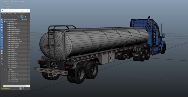modelo 3d Semirremolque cisterna Kenworth T680 - TurboSquid 2005252