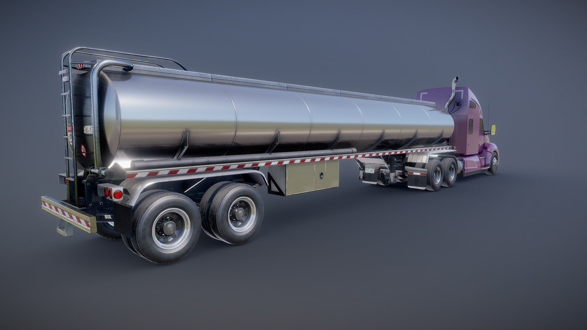 Kenworth T680 tanker semitruck 3D model - TurboSquid 2005252