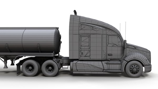 Kenworth T680 유조선 세미트럭 3D 모델 - TurboSquid 2005252
