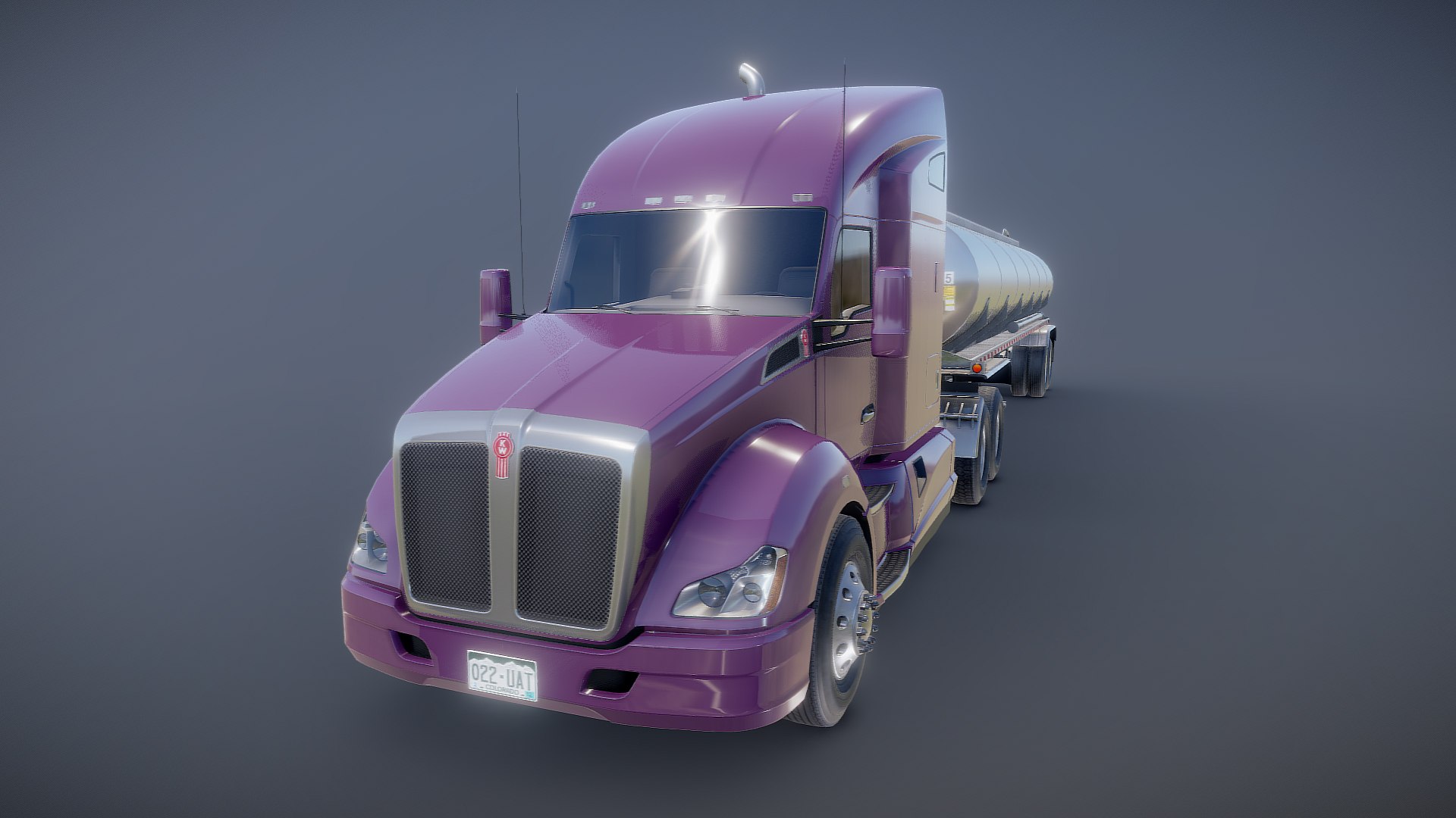 Kenworth T680 tanker semitruck 3D model - TurboSquid 2005252