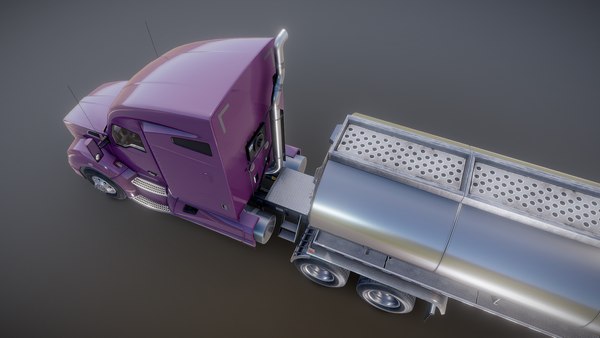 modelo 3d Semirremolque cisterna Kenworth T680 - TurboSquid 2005252