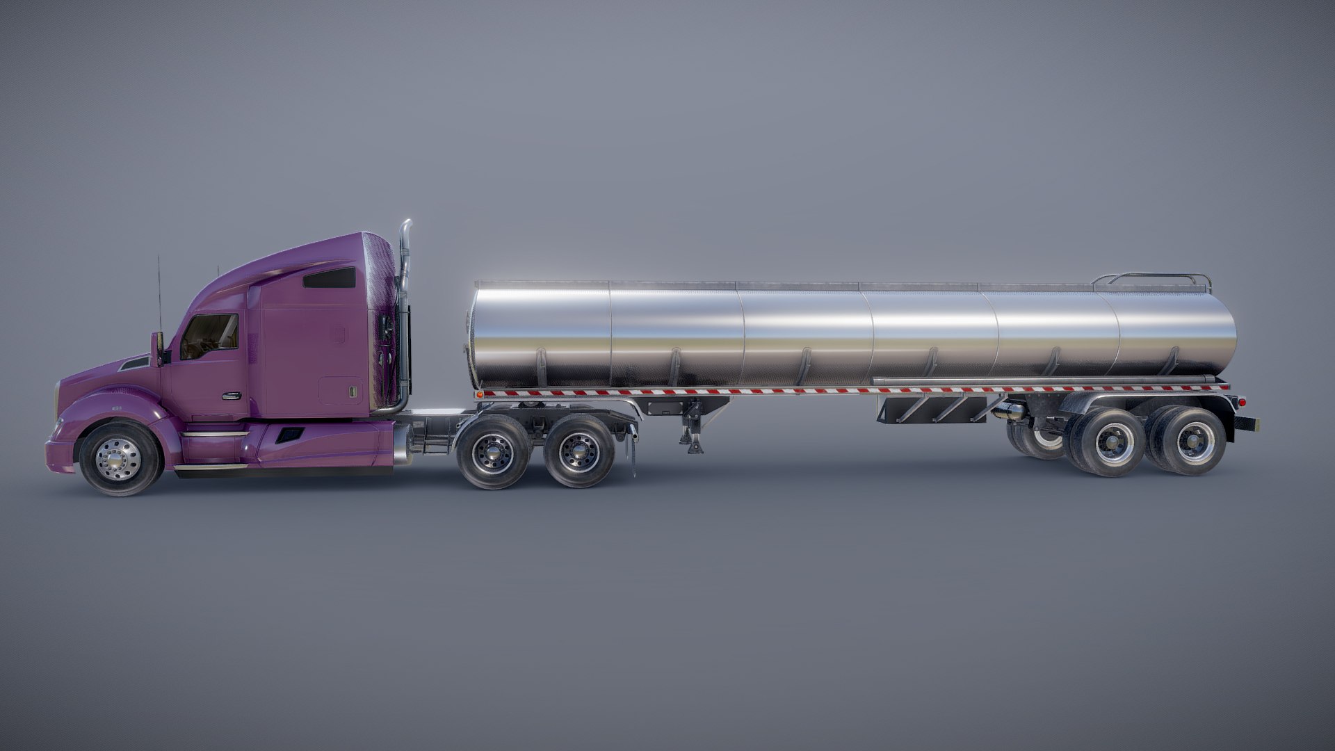 Kenworth T680 tanker semitruck 3D model - TurboSquid 2005252