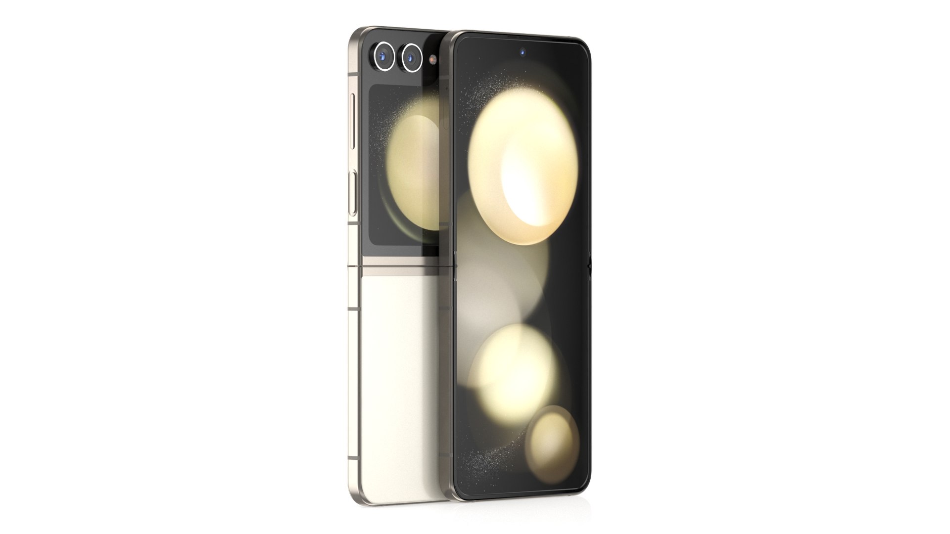 3D Samsung Galaxy Z Flip 5 Cream Model - TurboSquid 2131461
