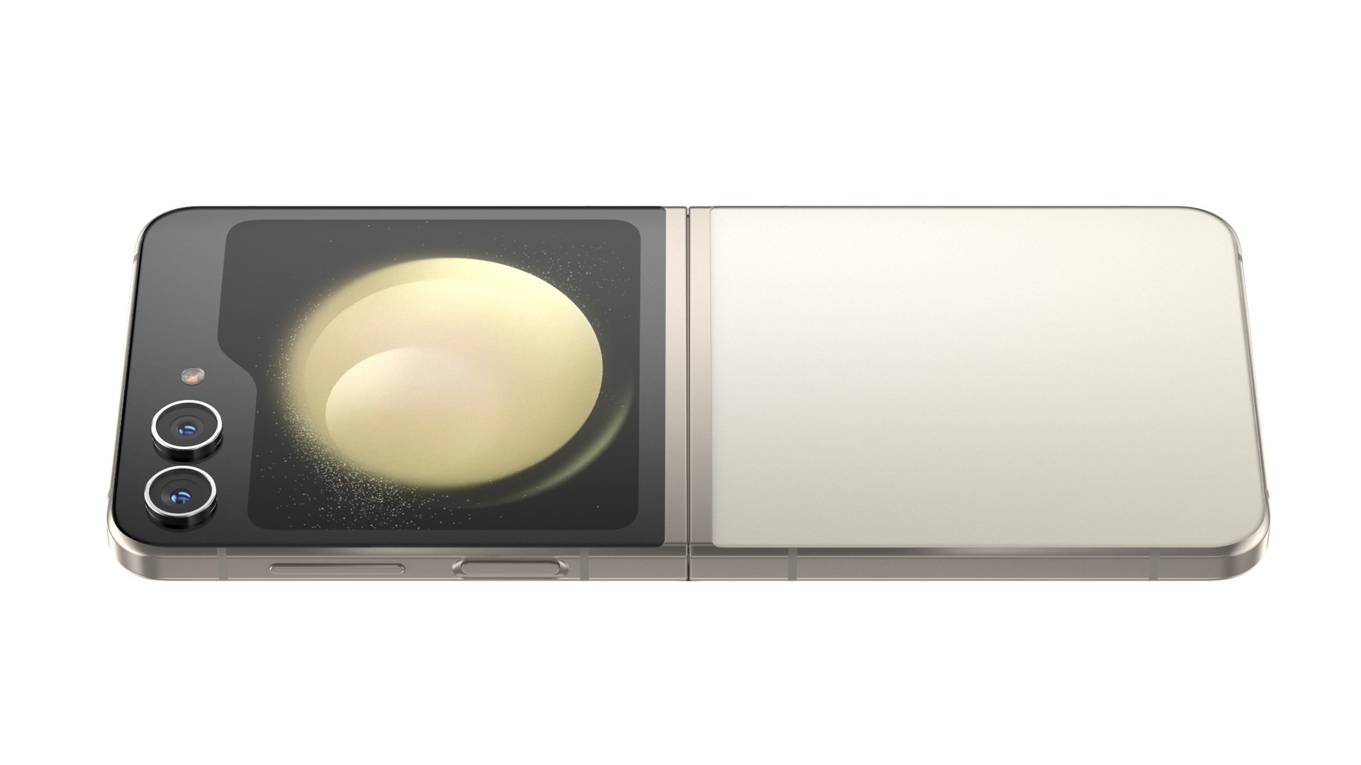 3D Samsung Galaxy Z Flip 5 Cream Model - TurboSquid 2131461