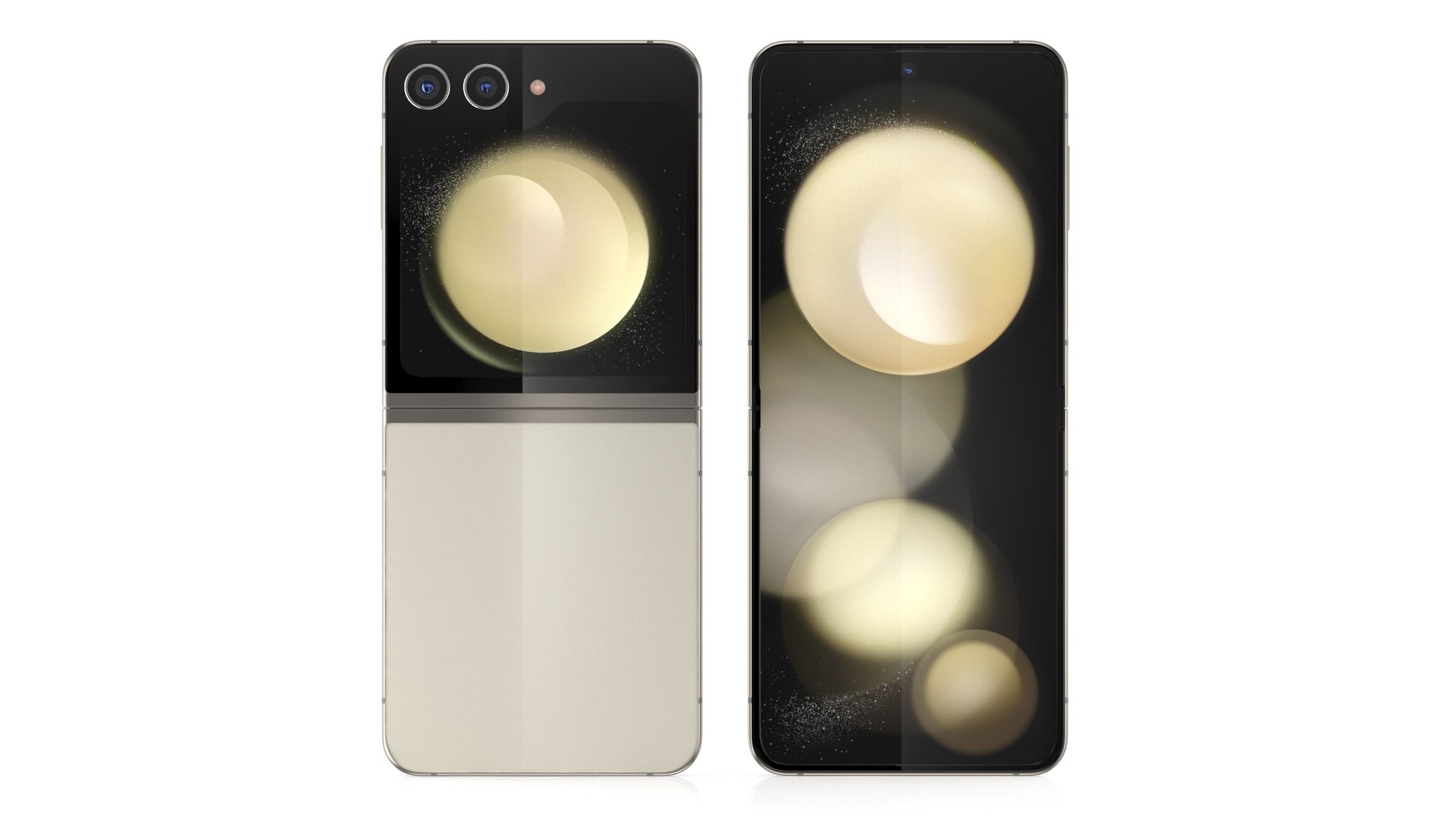 3D Samsung Galaxy Z Flip 5 Cream Model - TurboSquid 2131461